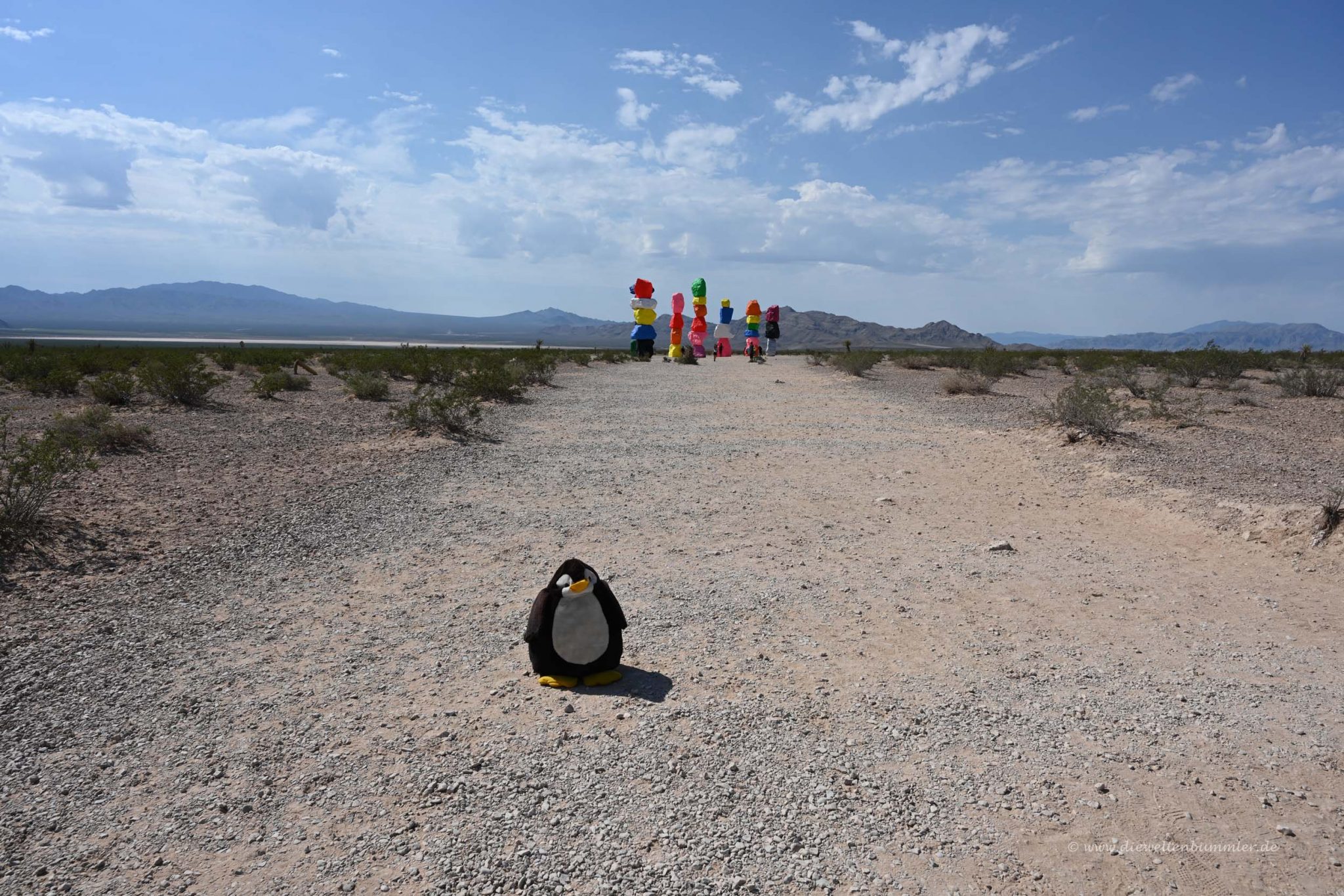 Las Vegas - Seven Magic Mountains - Wo ist der Pinguin?