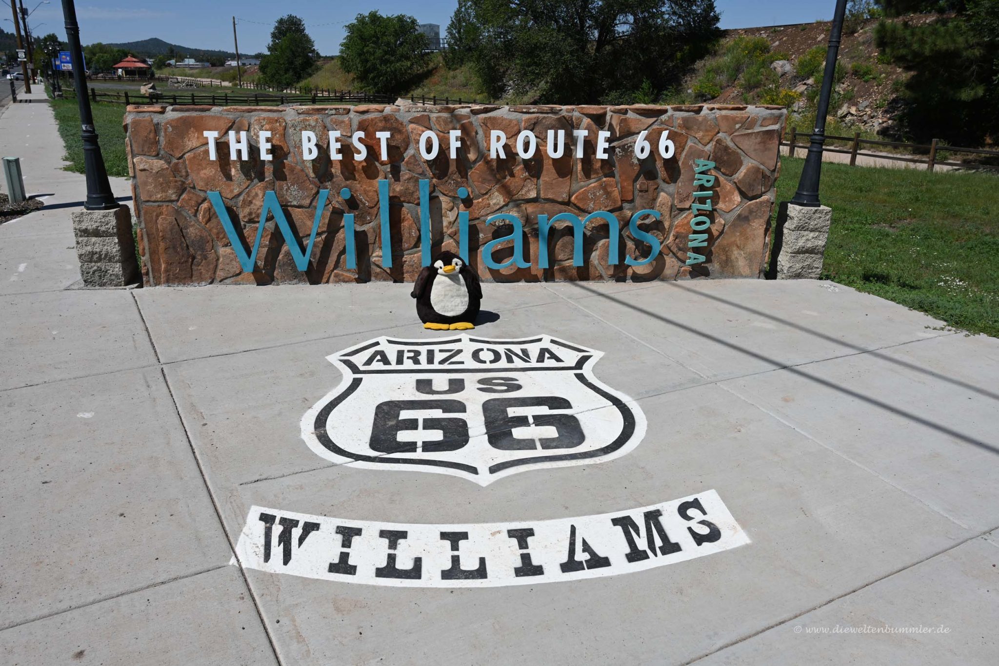 Williams - Route 66 - Wo ist der Pinguin?