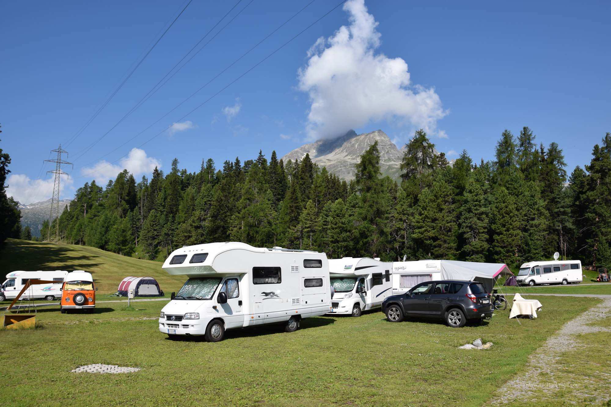 Campingplatz St Moritz - Die Weltenbummler