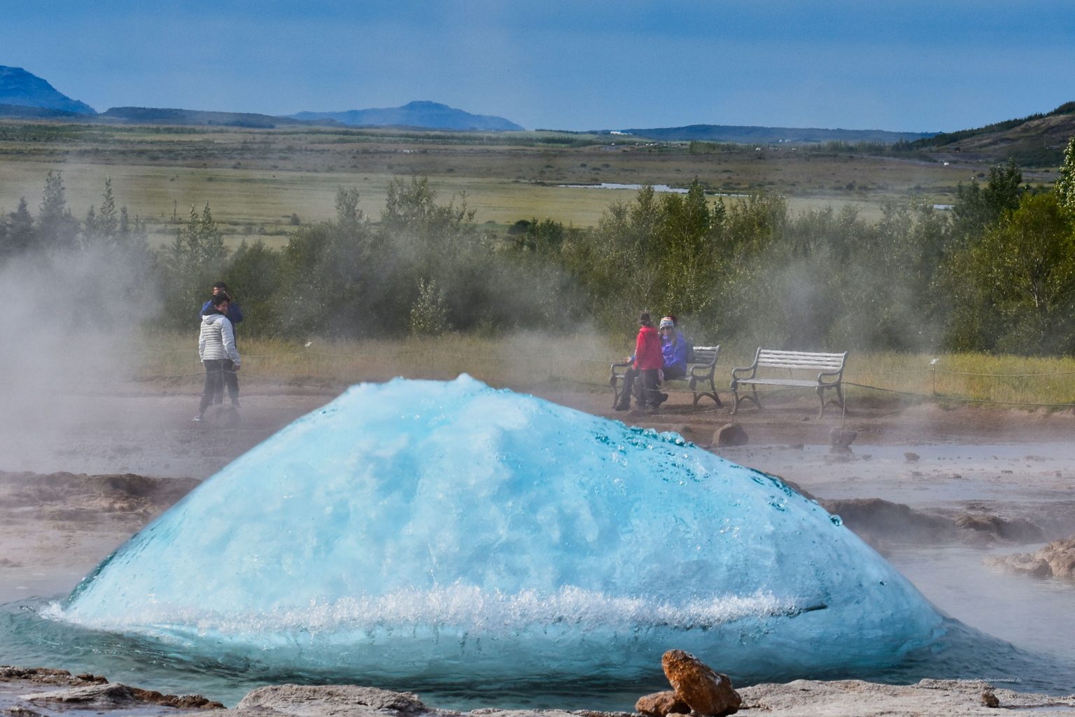 Beeindruckende Geysire in Island - Die Weltenbummler