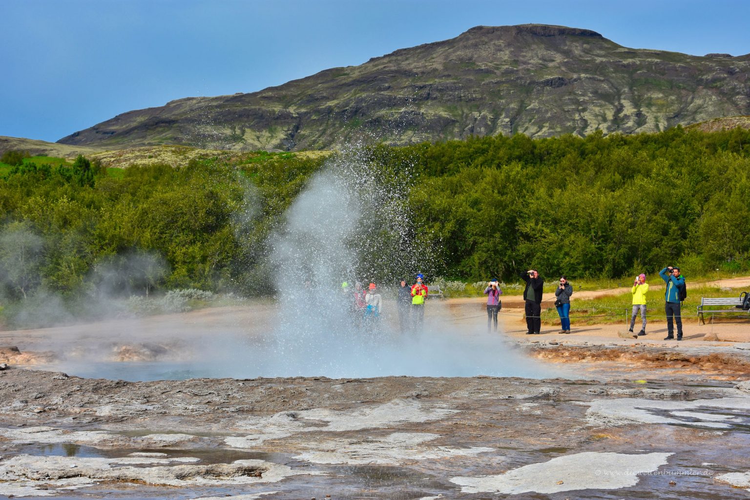 Beeindruckende Geysire in Island - Die Weltenbummler