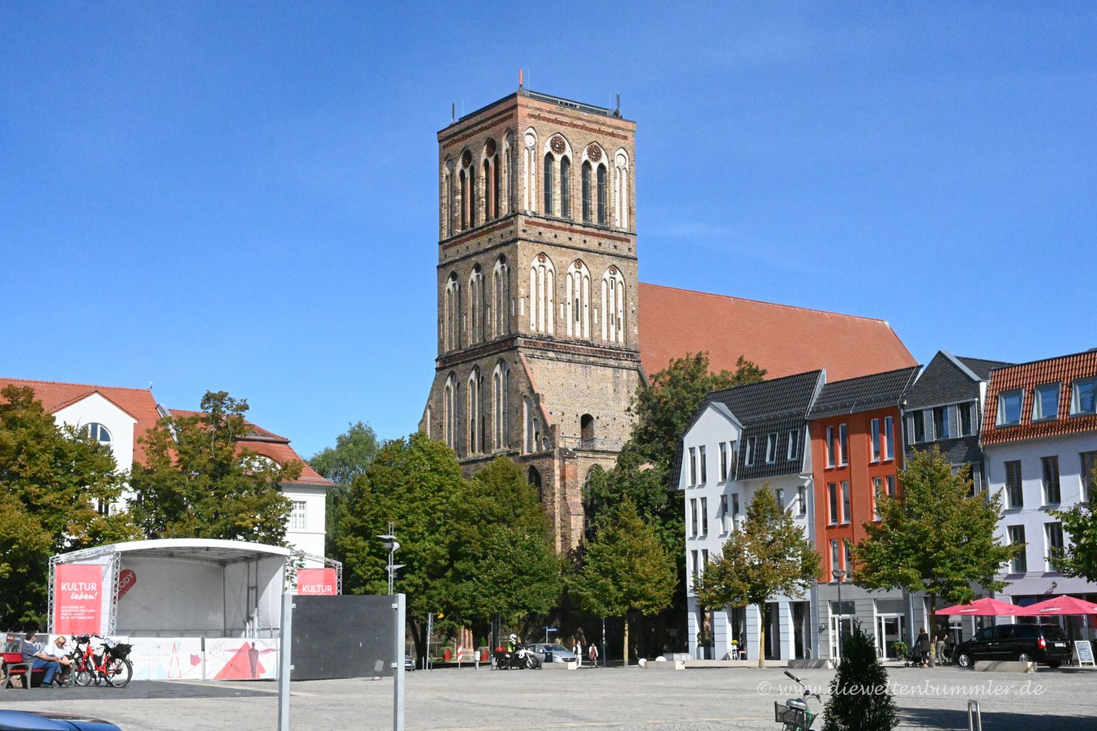 Zentrum von Anklam - Die Weltenbummler