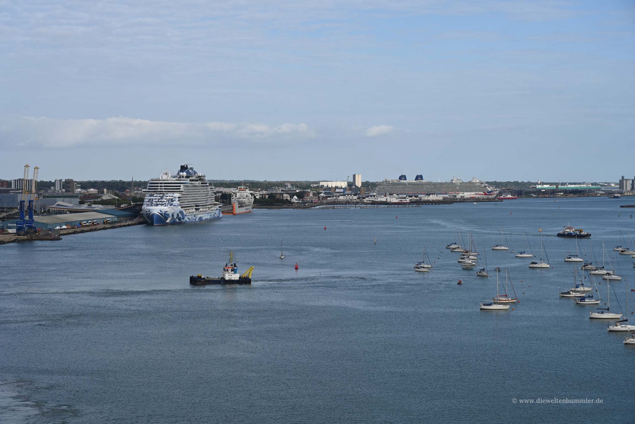 Hafen von Southampton - Die Weltenbummler