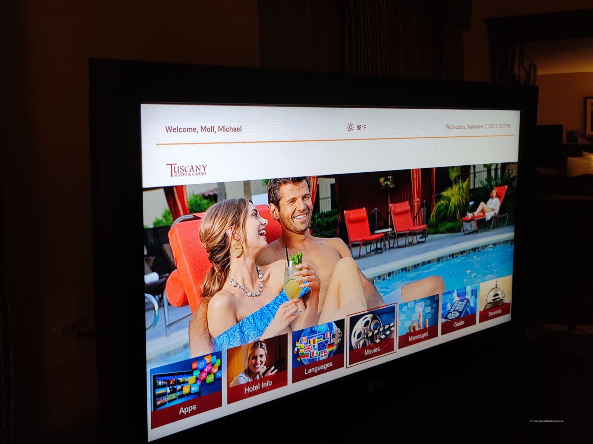 Wenn man so im Hotel begrüßt wird - Die Weltenbummler