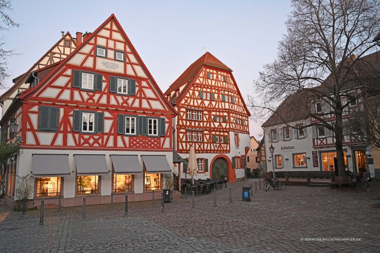 Fachwerkhaeuser-in-Ladenburg - Die Weltenbummler